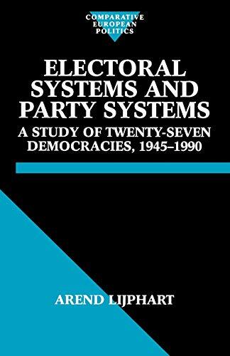 Electoral Systems and Party Systems..., Lijphart, Arend 198280548 | eBay