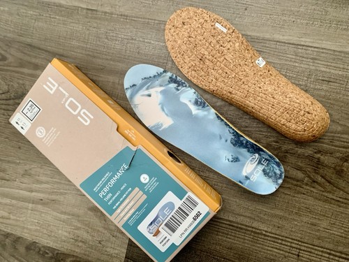 SOLE Performance Thin Cork Shoe Insoles Mens 11 / Womens 13 Heat/Wear ...