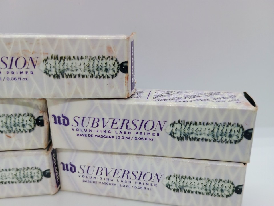 Lot of 5 URBAN DECAY SUBVERSION VOLUMIZING LASH PRIMER 2ml Travel Size ...