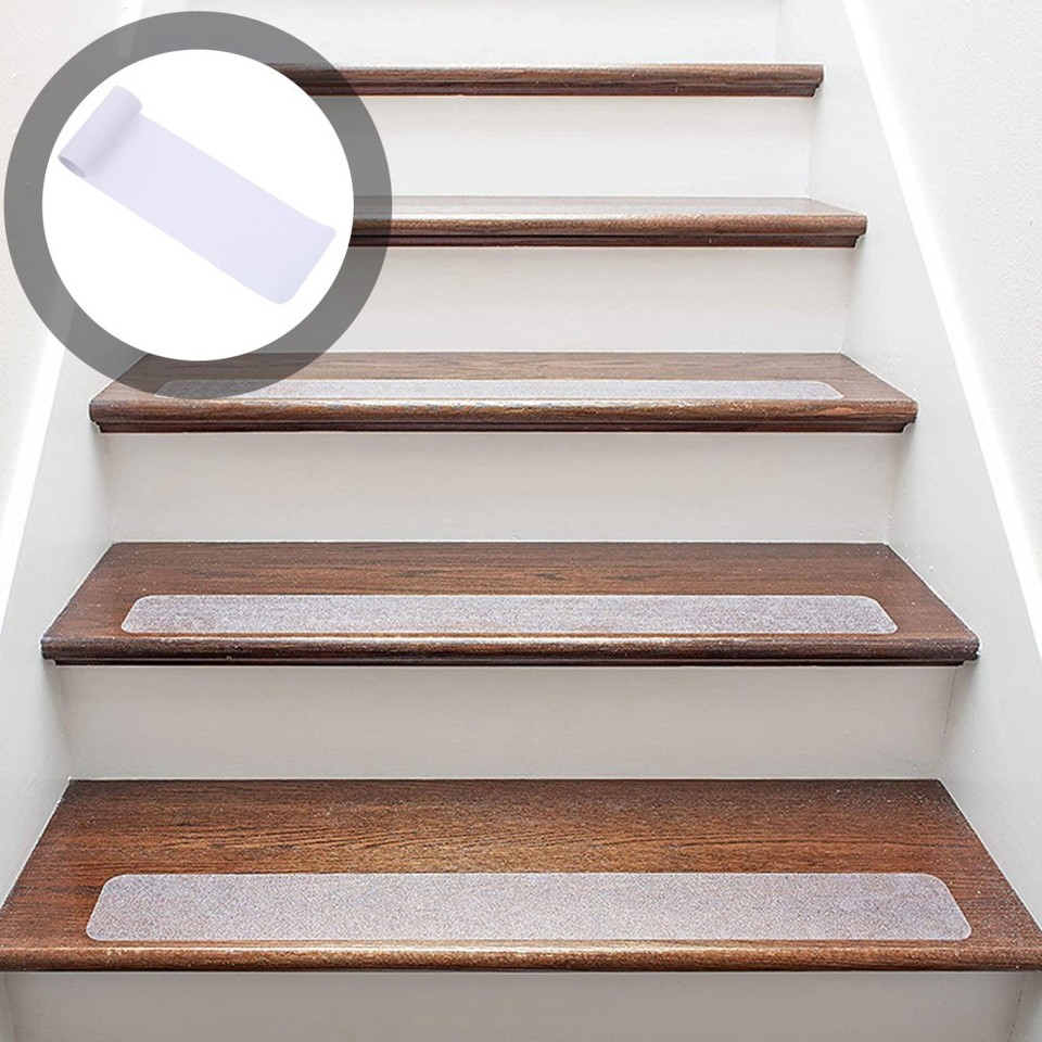 4 Pieces Grip Tape for Steps Anti Skid Bathroom Non-slip Stair Strips ...