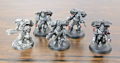 Warhammer 40k Space Marines Firstborn Assault Squad (Lot of 5) Semi ...