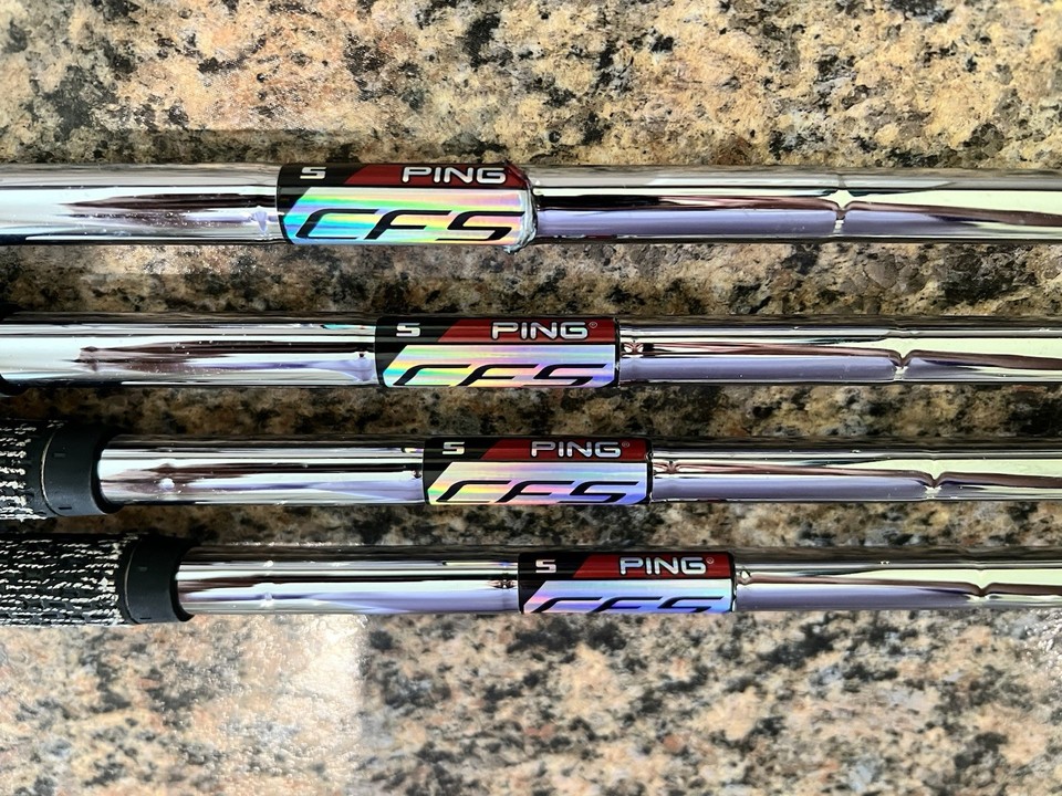 Ping iE1 Irons 5-UW - Blue Dot - CFS STIFF Steel - 38” | eBay