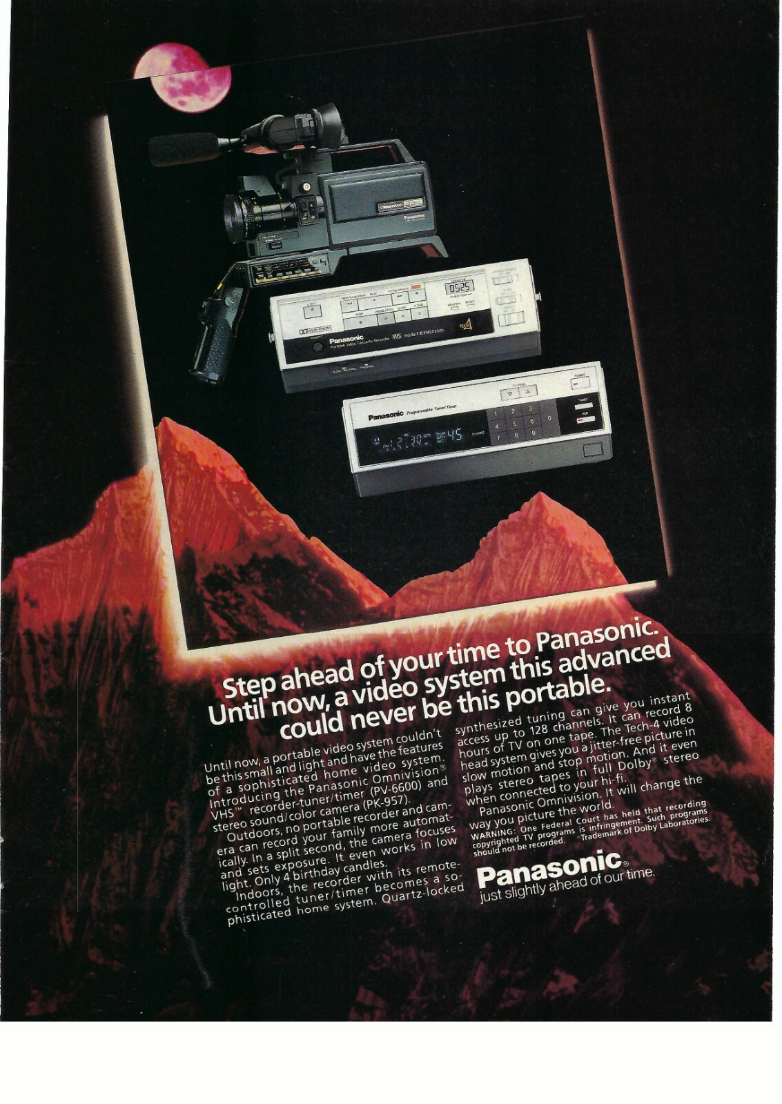 1983 PANASONIC VHS & CAMCORDER Vintage Magazine Print Ad | eBay