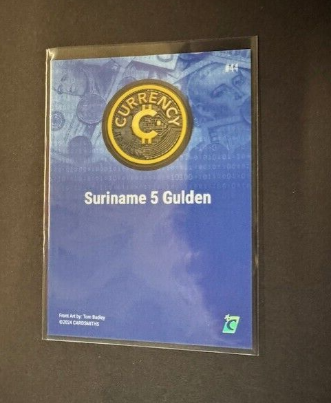 Currency Trading Card - S4 Suriname 5 c-note Rainbow Foil | eBay