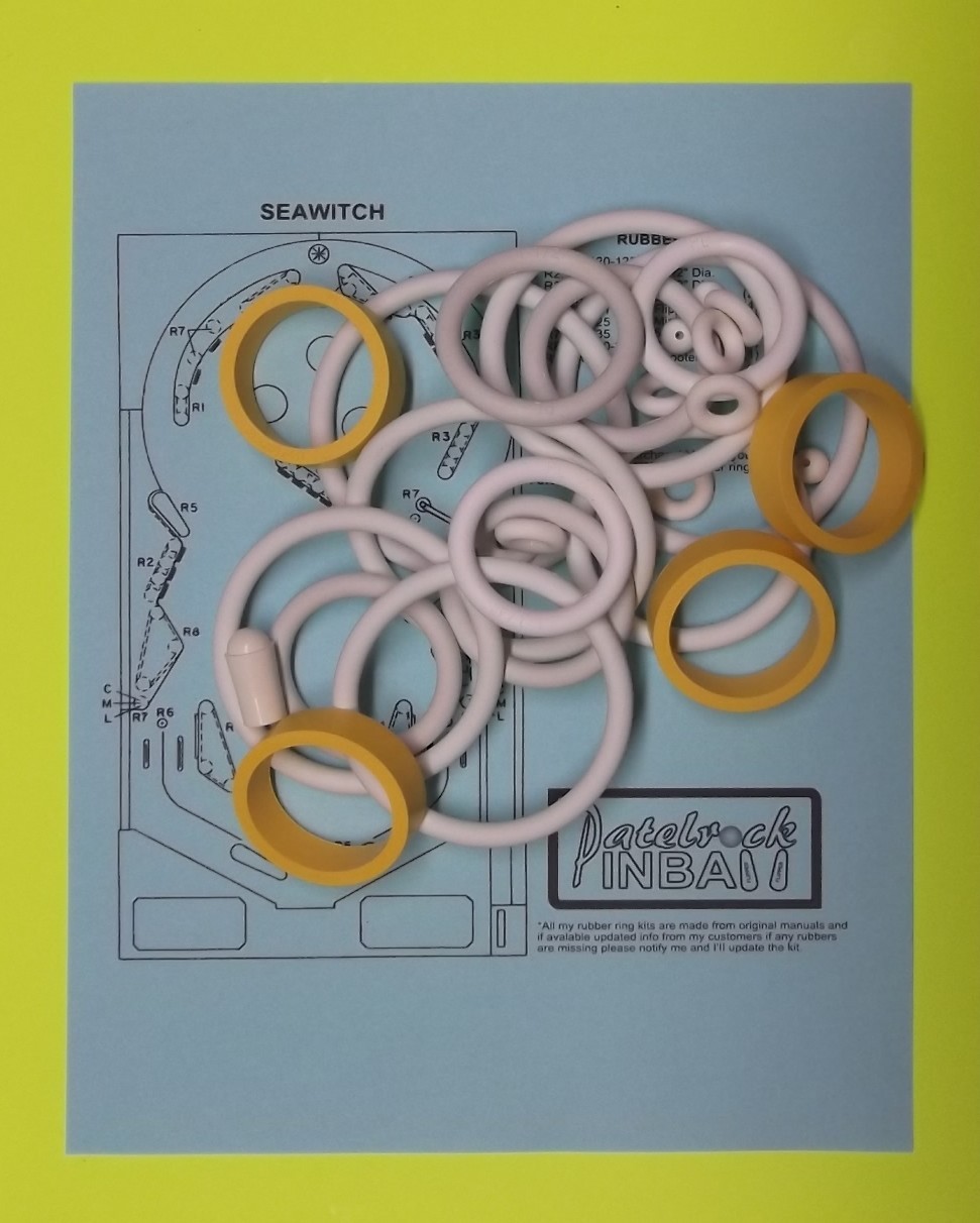1980 Stern Seawitch pinball rubber ring kit | eBay