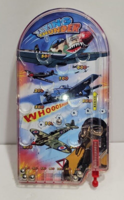 2013 Schylling Flying Thunder Handheld 10" Pinball Game. 6 balls-VG ...