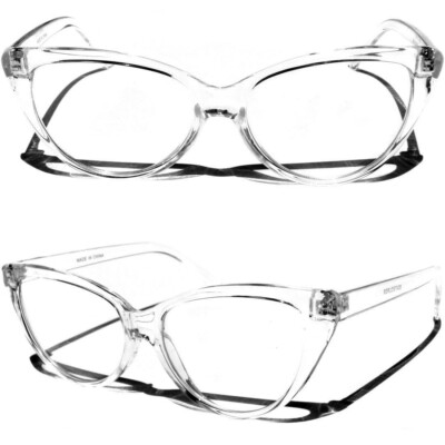Transparent Frame Cat Eye Glasses Retro Fashion Vintage Design Style ...