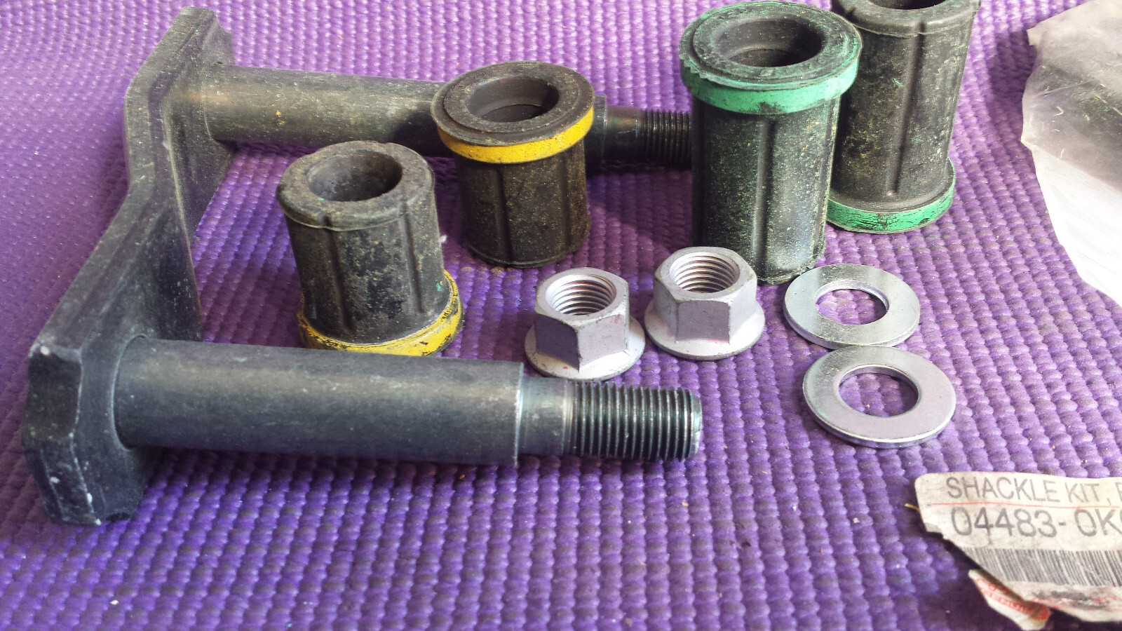 044830K050 Genuine ORIGINAL Toyota SHACKLE KIT, REAR SPRING, RH/LH ...