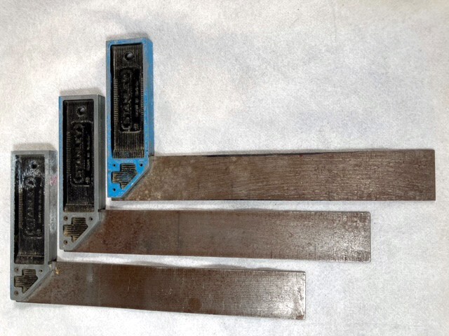 3 Vintage STANLEY Tools 8" No. 12 em TRI SQUARE Lot USA Standard Metric RULER | eBay
