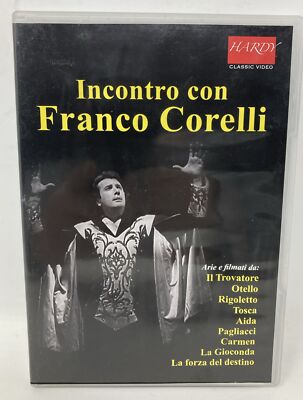 Incontro Con Franco Corelli (DVD Used Very Good) 2014 Hardy Classic ...