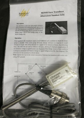AdInstruments PowerLab Force Transducer MLT050 | eBay