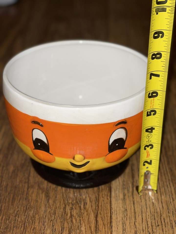 Johanna Parker Large Candy Corn Bowl HTF NEW | eBay
