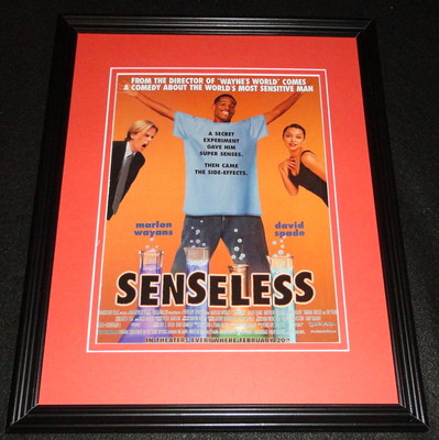 Senseless 1998 Framed 11x14 ORIGINAL Advertisement Marlon Wayans David ...