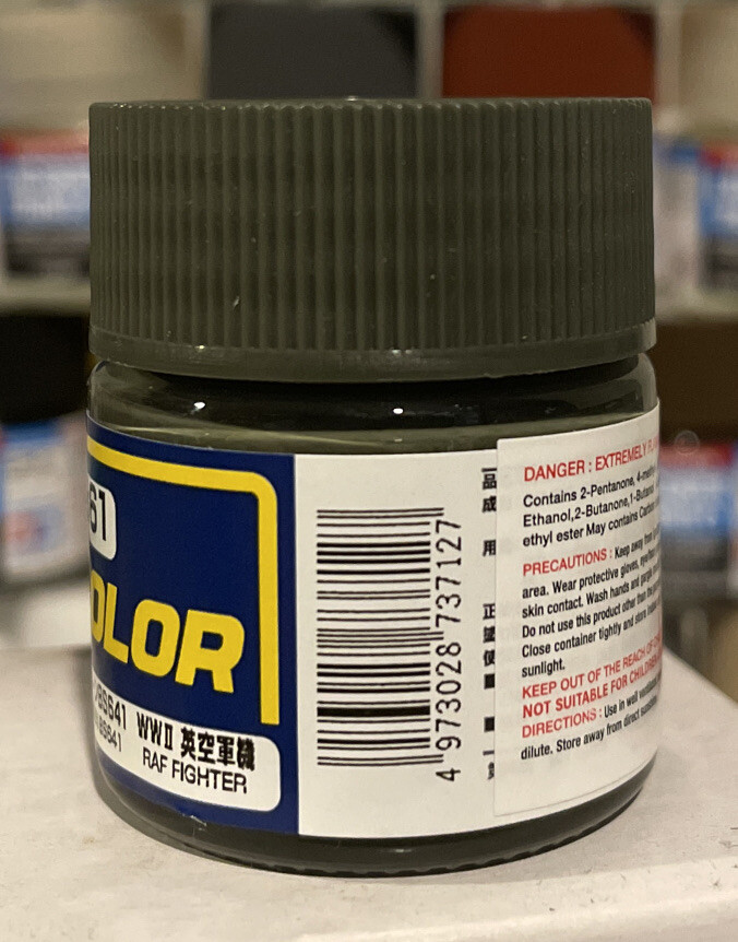 Gunze Sangyo “Mr Color” acrylic paint C - 361, Dark Green (BS 641) RAF ...