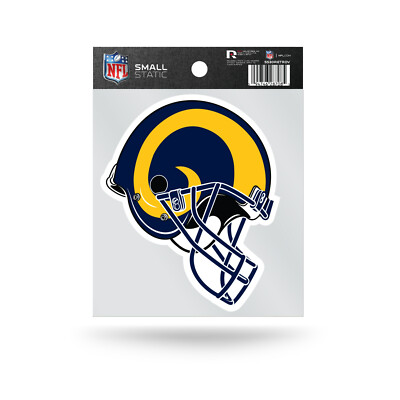 Los Angeles Rams Retro Helmet Static Cling Decal Sticker NEW! Free ...