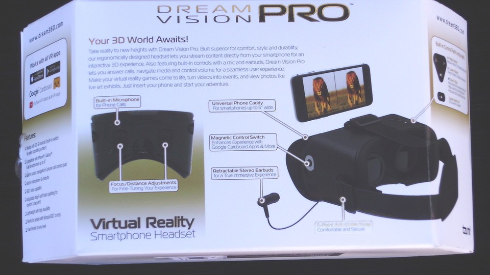 Dream Vision Pro Virtual Reality Smartphone Headset | eBay