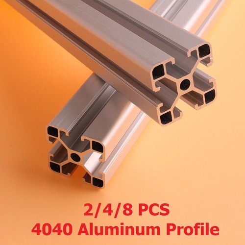 2/4/8PCS 4040 Aluminium Extrusion Slot 8 Profile 40x 40mm CNC 3D ...