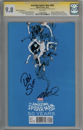 AMAZING SPIDER-MAN #692 VARIANT CGC 9.8 SIGNATURE SERIES SIGNED x2 1ST ...