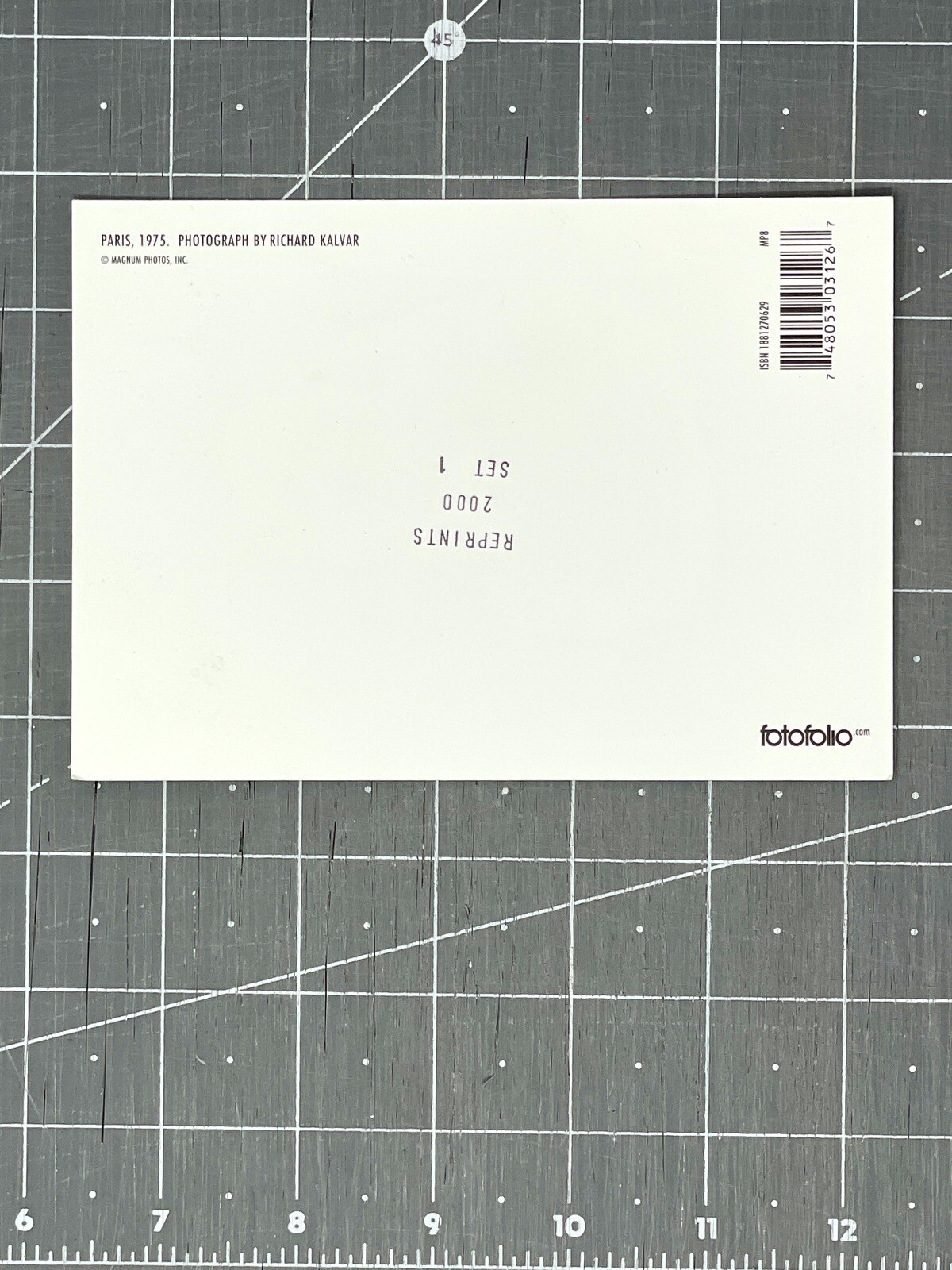 Paris, 1975 By Richard Kalvar - Fotofolio Art Card | eBay