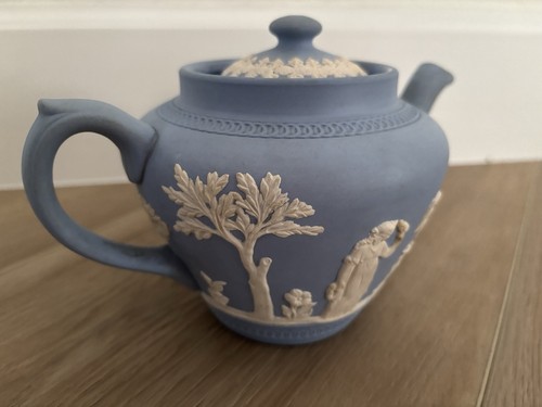 Dudson Hanley TEA POT Jasper Ware Lidded Jasperware Greek Motif c1945 ...