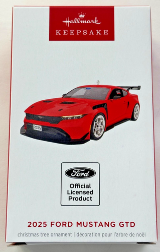 2025 Hallmark Keepsake 2025 Ford Mustang GTD Ornament NIB - die-cast ...