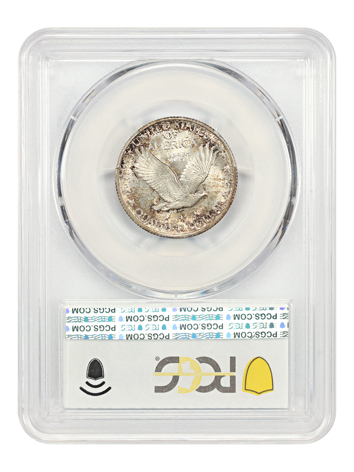 1919 25C PCGS/CAC MS67+ ex: San Diego Collection - Standing Liberty ...
