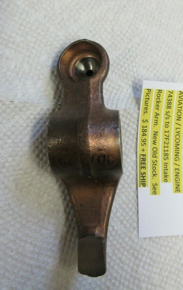 Lycoming+Rocker+Arm+P%2Fn+74388+S%2Fs+17f21185 for sale online | eBay