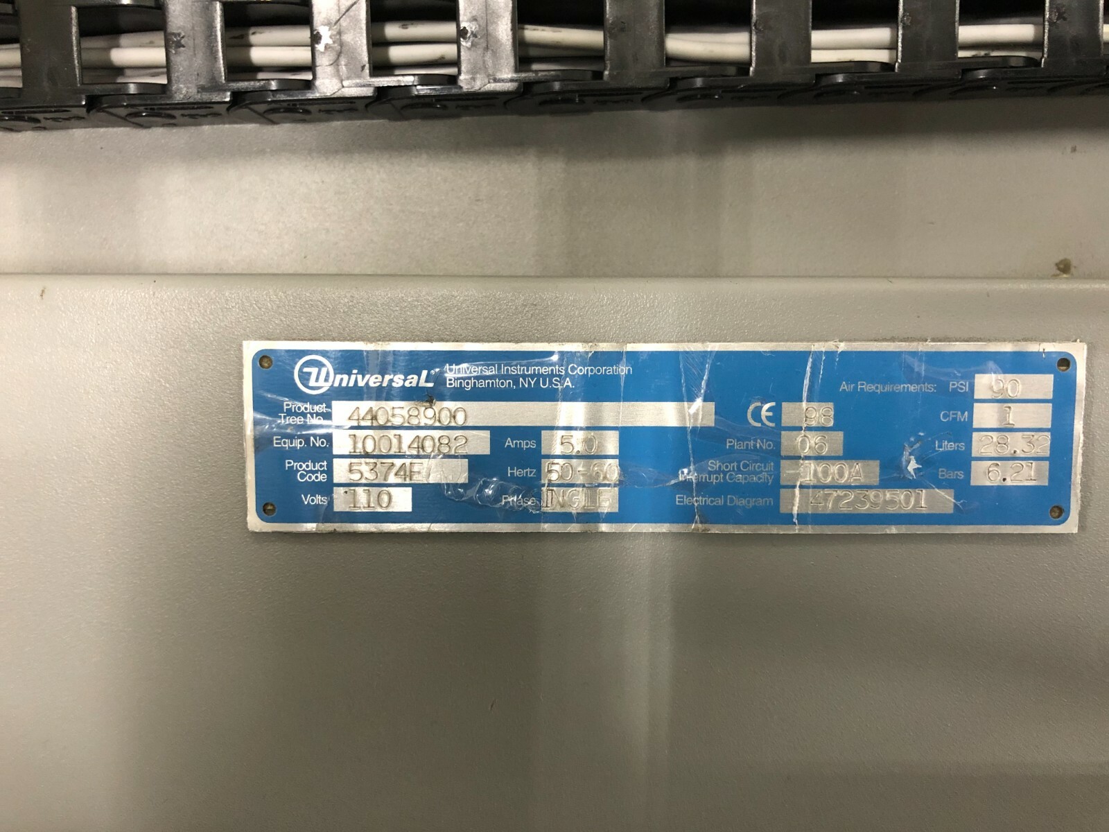 UIC Universal Instruments PCB Shuttle Gate Conveyor Model# 5374E | eBay