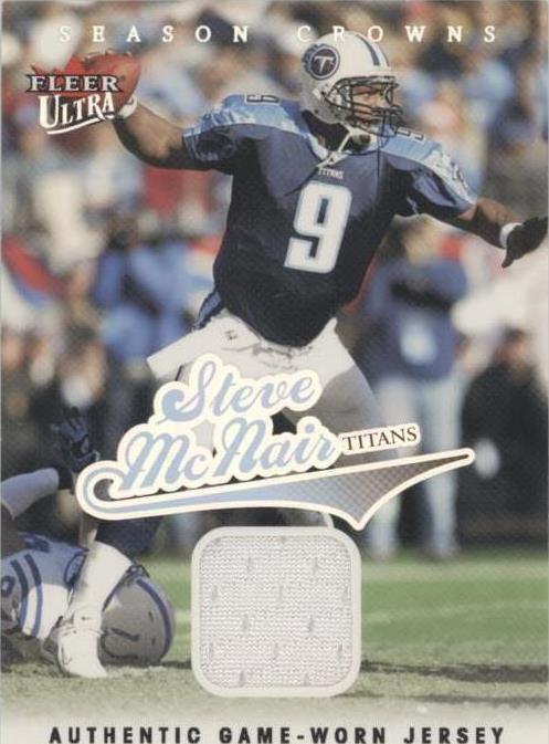 2004 Fleer Ultra - Season Crowns Game-Used Steve McNair #22 Silver /149 ...