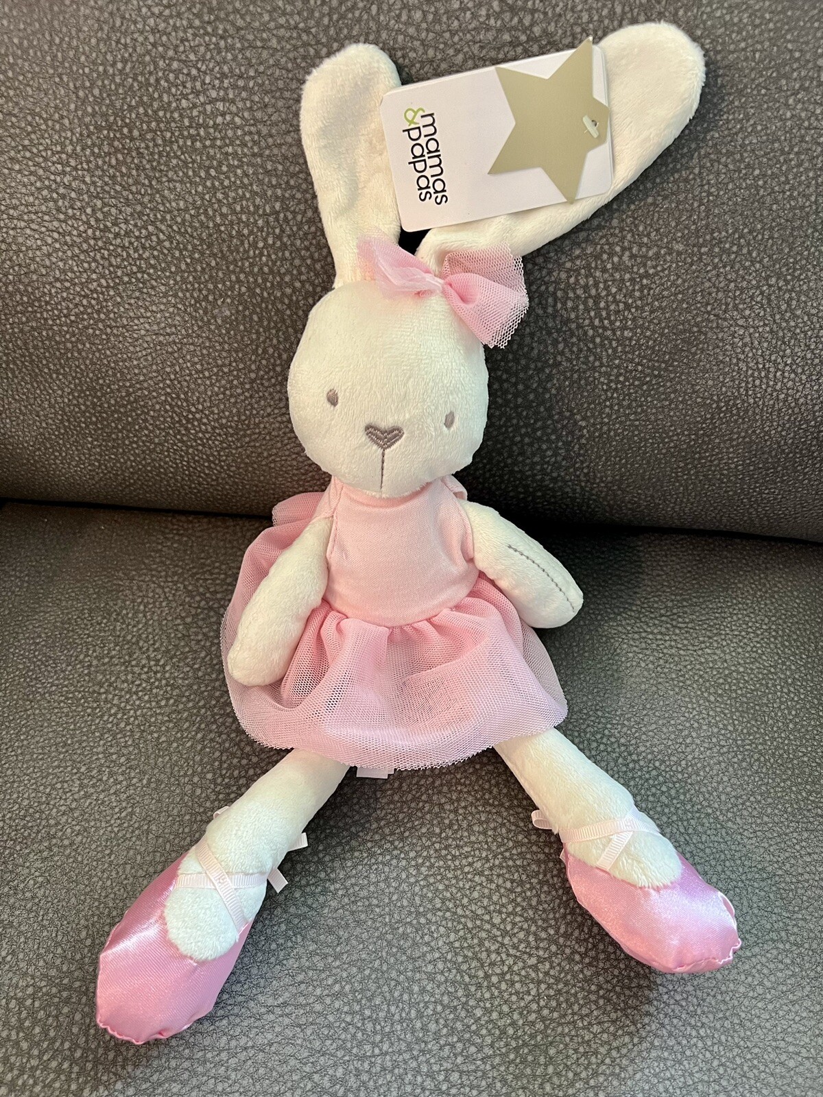 Lot Of 13 Mamas Papas White Rabbit Plush Ballerina Pink Tutu Dress ...