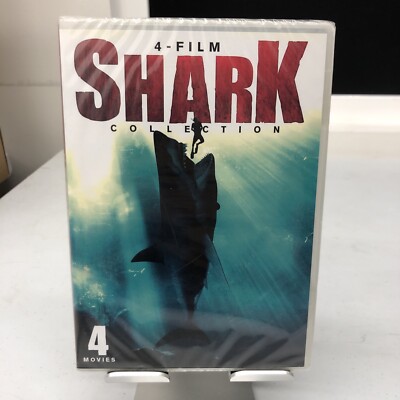 4 Film SHARK Collection DVD COMBO 2021 New Sealed Shark Attack 1-3 ...