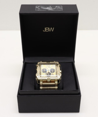 JBW Men's Luxury Phantom 1.00 ctw Diamond Chronograph Wrist Watch ...