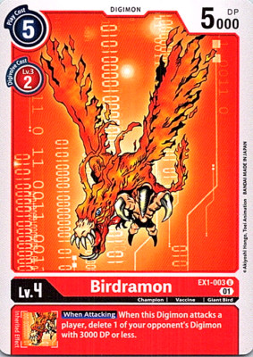 Birdramon EX1-003 U Digimon TCG Near Mint | eBay