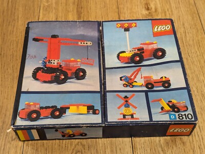 Lego 810 Gear Truck Set Universal Building Gears Technic Vintage Box ...