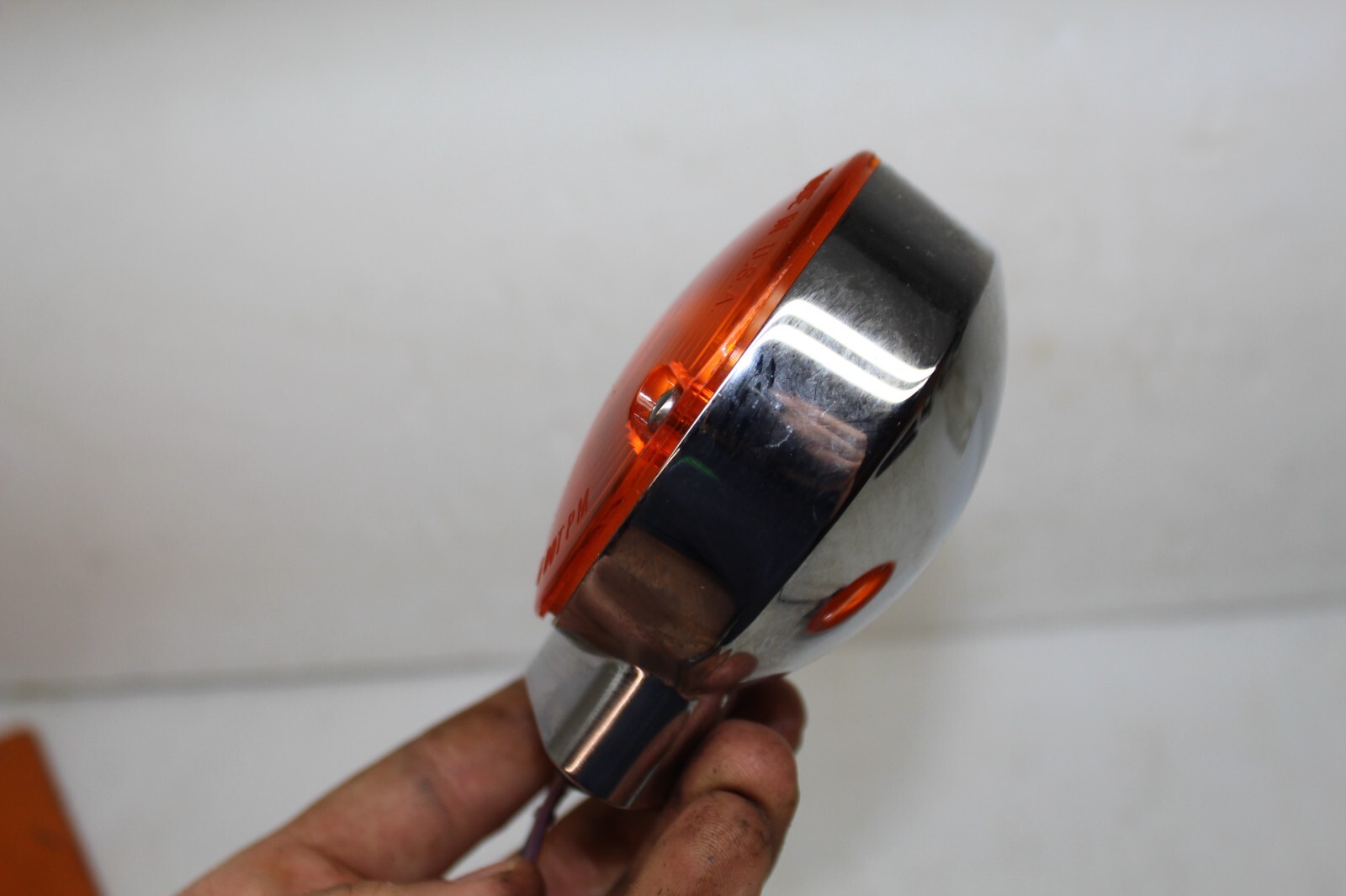 Harley FLHT FLSTF FLSTC HD-2 DP 85 DOT Amber Turn Signals Mint | eBay