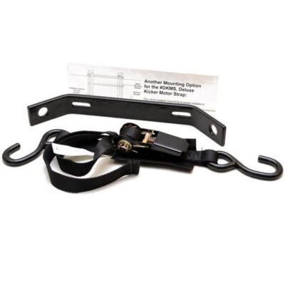 Rod Saver Boat Kicker Motor Bracket DKMS | With Tie Down Straps | eBay