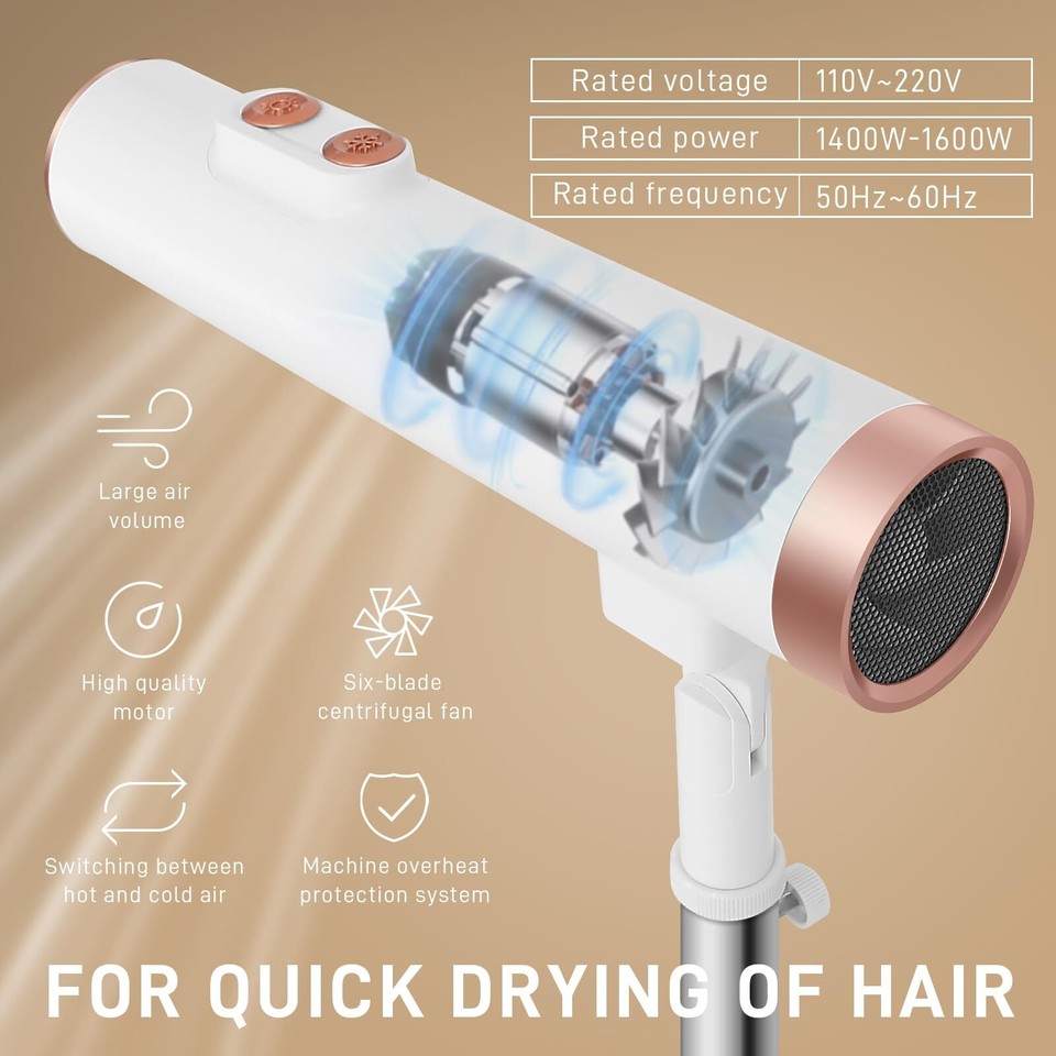 Hair Dryer Stand Hands Free, 2024 Newest Stand Up Hair Dryer | eBay