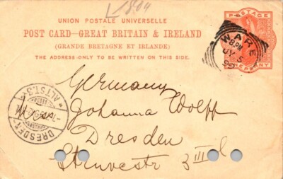 Rare Vintage Postcard- POST CARD GREAT BRITAIN & IRELAND posted 1899 | eBay