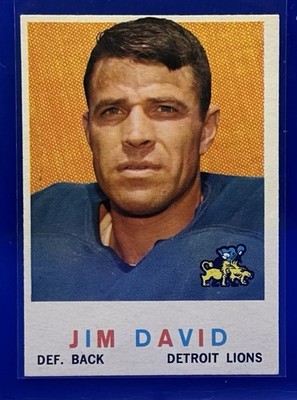 Jim David 1959 Topps #143 Detroit Lions | eBay