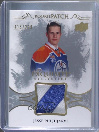 2016 Upper Deck Black Diamond Exquisite Rookie /299 Jesse Puljujarvi ...