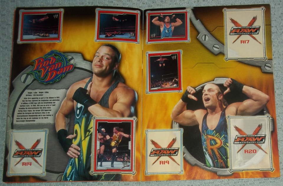 WWE WWF Wrestling Poster Magazine Sticker Album Puzzle Book Bundle John ...