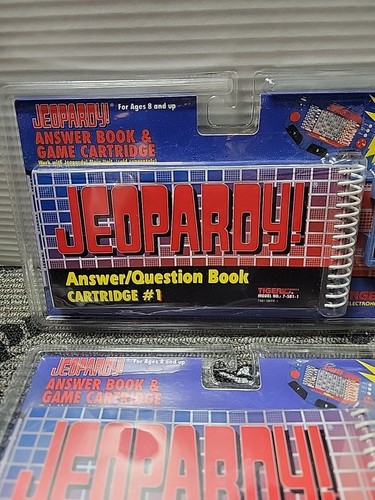 Vintage Jeopardy Game Cartridges #1 & #2 Answer Books Sealed NEW /0325 ...