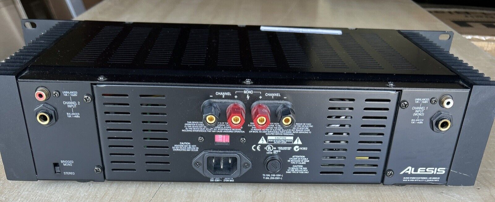 Alesis RA150 2 Channel Power Amplifier for sale online | eBay