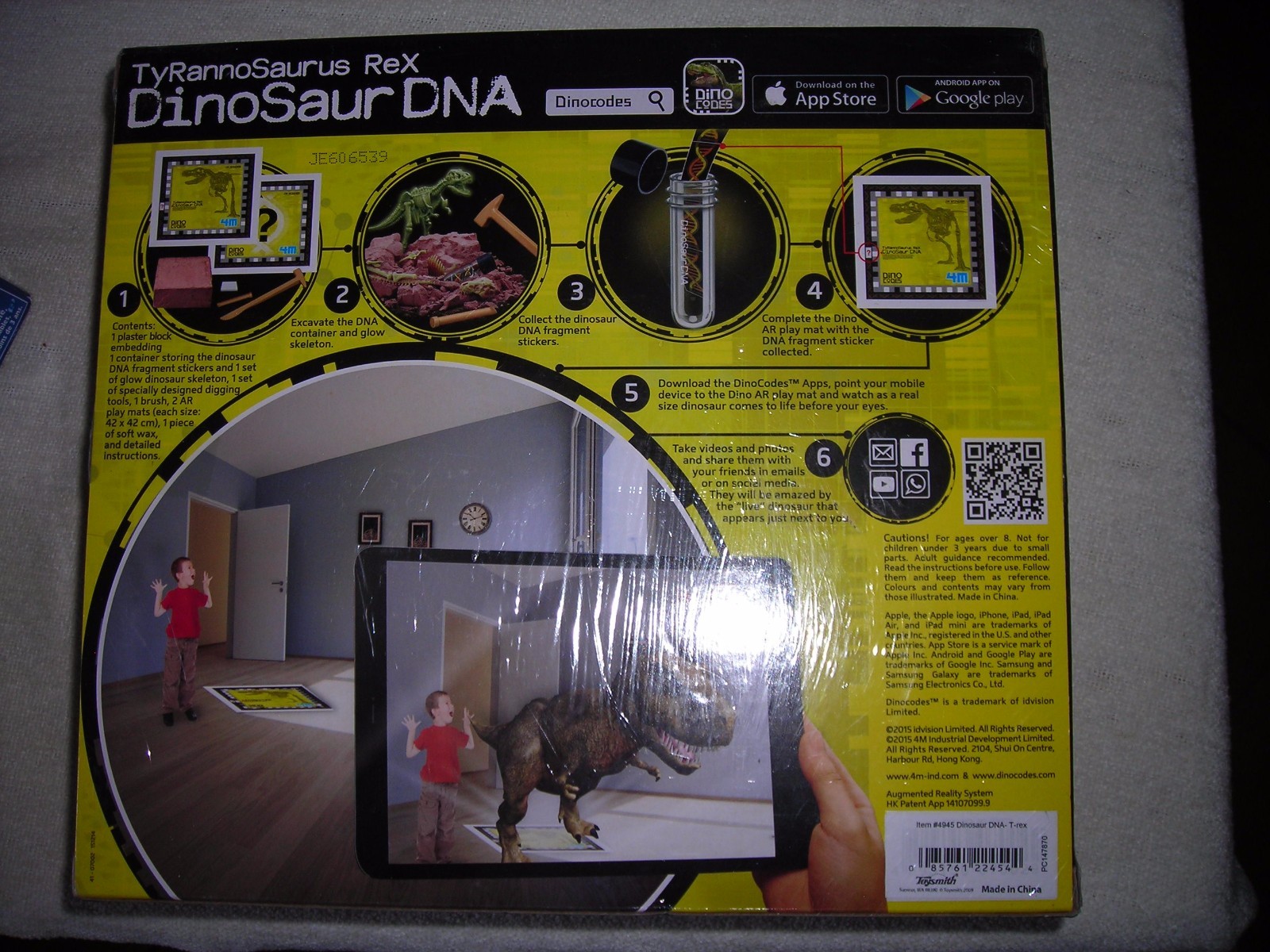 4M Tyrannosaurus Rex Dinosaur DNA Creative Augmented Reality Activity ...