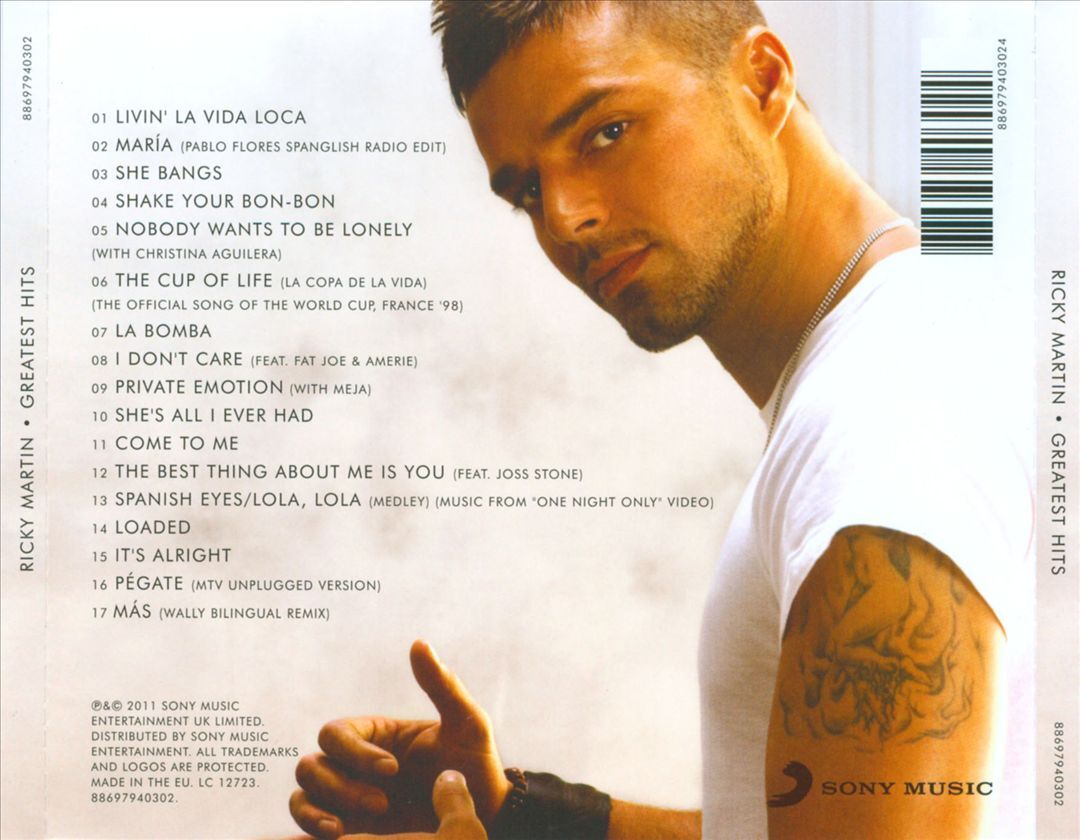 Ricky Martin Album “She’s All I Ever Had” By @ricky_martin