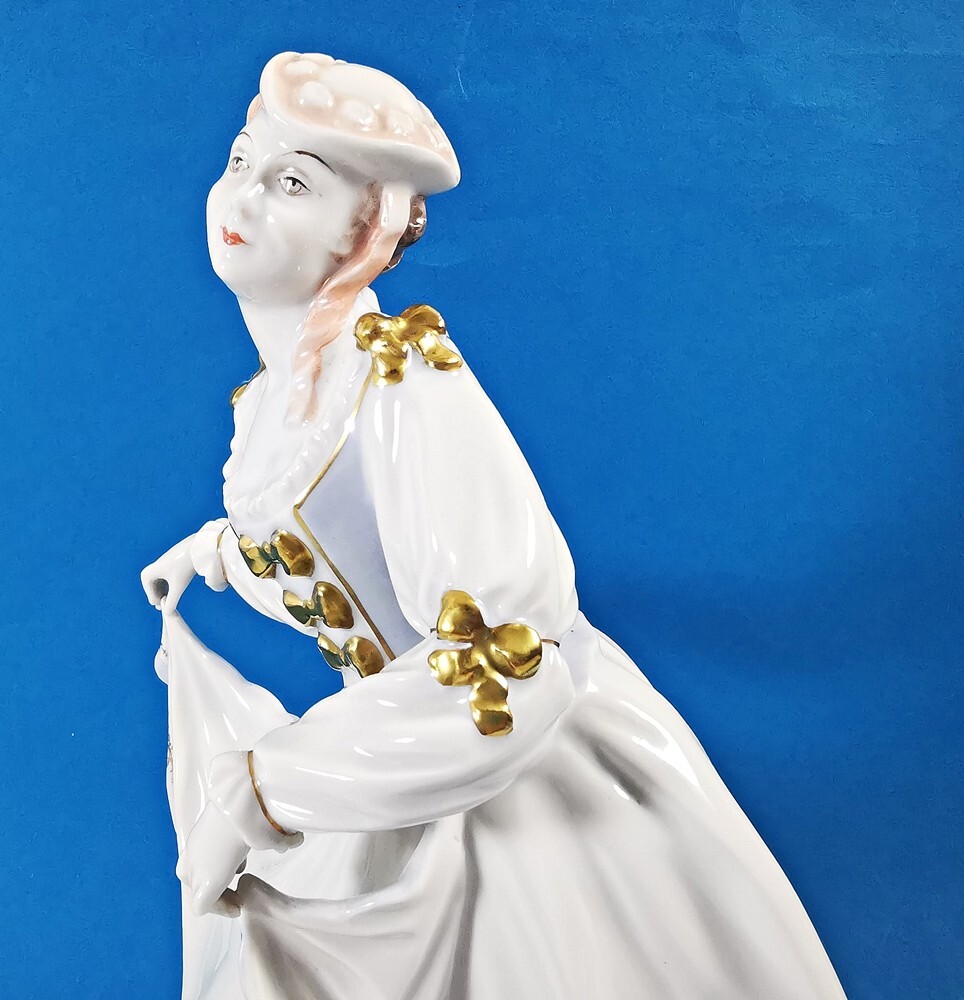 Rosenthal Figur Rokoko Tänzerin Entwurf: Gustav Oppel Kunstabteilung ...