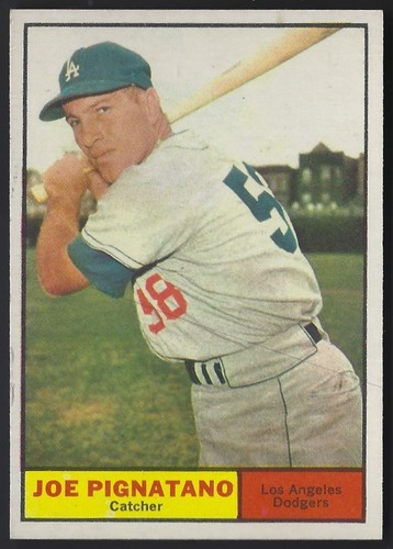 1961 Topps Joe Pignatano **/ Los Angeles Dodgers #74 | eBay
