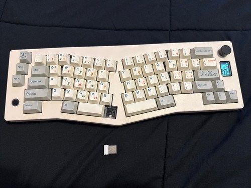 CIDOO ABM066 Alice VIA TFT-LCD Keyboard Tri-Mode RETRO Kit Hot ...