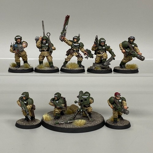 COMMAND SQUAD IMPERIAL GUARD ASTRA MILITARUM CADIAN WARHAMMER 40K ...