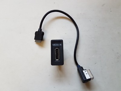 2013 VW GOLF MK7 MEDIA IN CONNECTOR WITH IPOD MDI ADAPTER CABLE | eBay UK